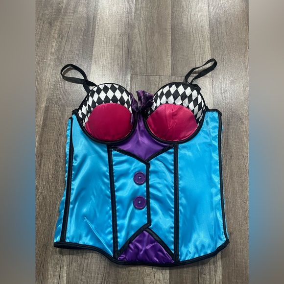 Amazon | Intimates & Sleepwear | Y2k Circus Corset Top Clown Outfit ...